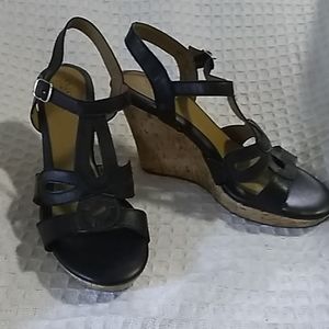 Shoes | Black 3 Inch Wedges | Poshmark